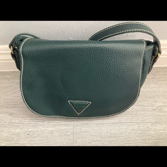 Guess | Bags | Vintage Guess Leather Turquoise Purse Bag | Poshmark